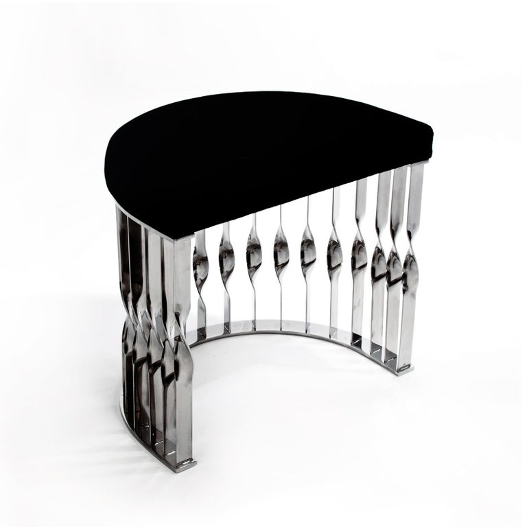 Half Moon Stool Set of 2 For Sale at 1stDibs