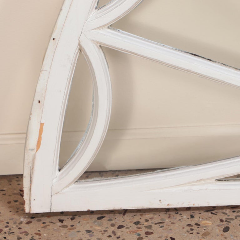 Half Round Painted wood Transome Window, French, circa 1900 For Sale at ...