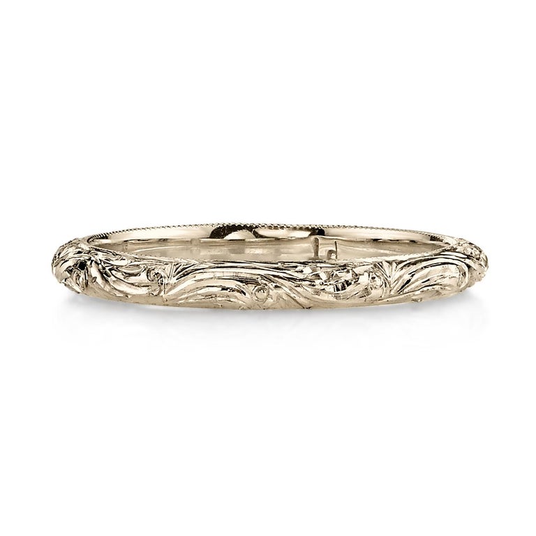 Handcrafted Natalie Band in 18K Gold by Single Stone For Sale at 1stDibs
