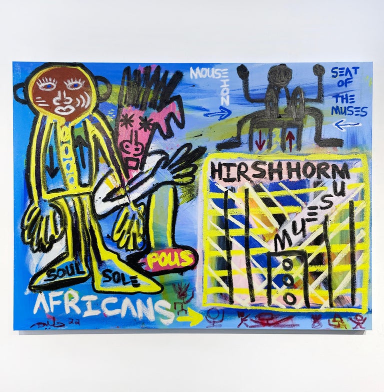 Halim Flowers - Africans at the Hirshhorn Museum For Sale at 1stDibs