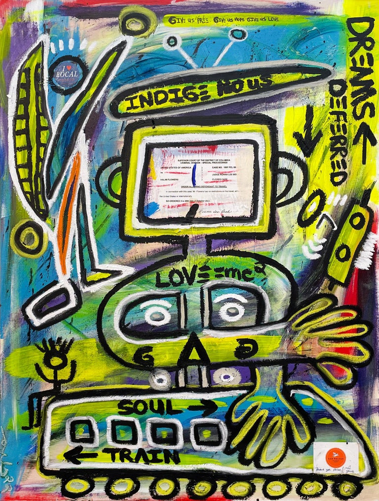 Halim Flowers - Give Us Free For Sale at 1stDibs