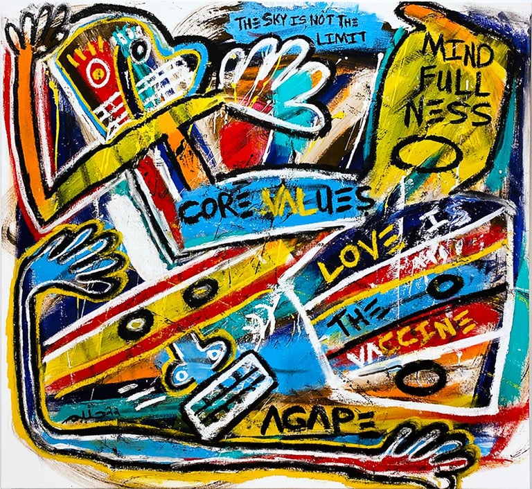 Halim Flowers - Love is the Vaccine (Mind Full Ness) For Sale at 1stDibs