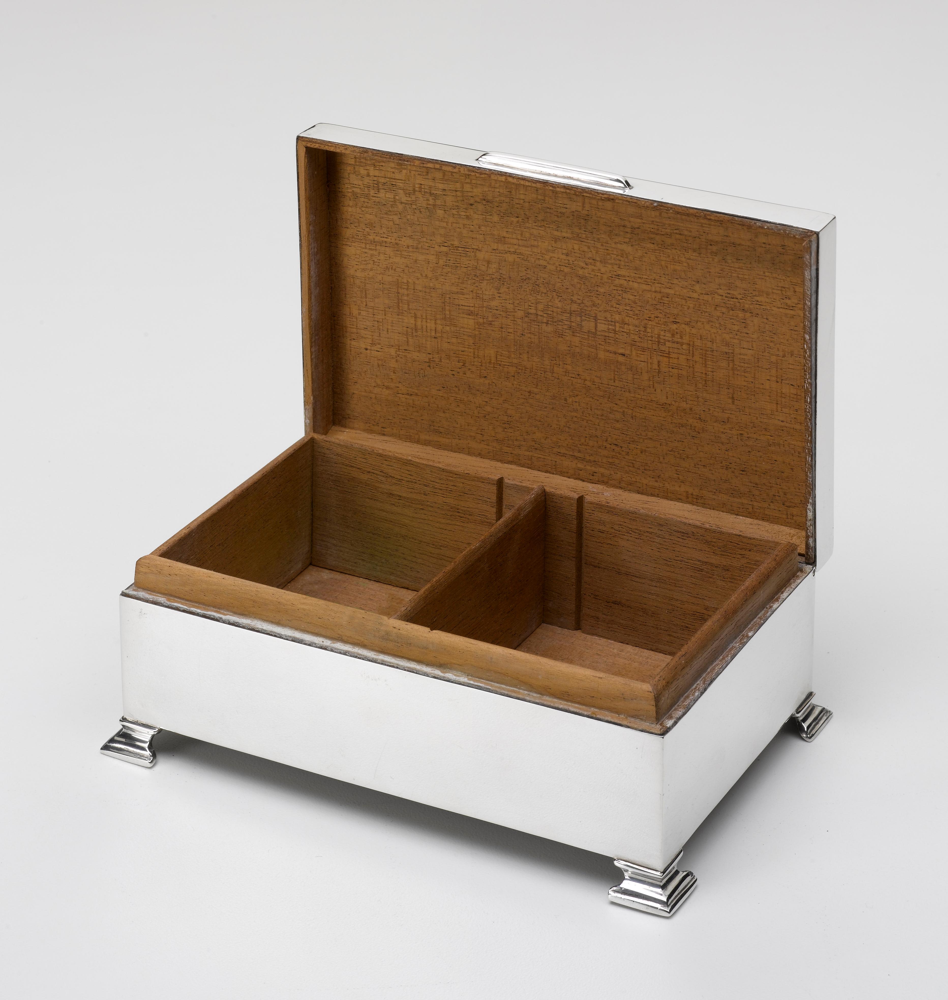 Hallmarked Silver Plated Keepsake Box, Sheffield, UK, Circa 1900 For ...