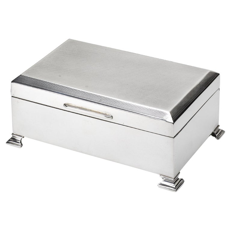 Hallmarked Silver Plated Keepsake Box, Sheffield, UK, Circa 1900 For ...