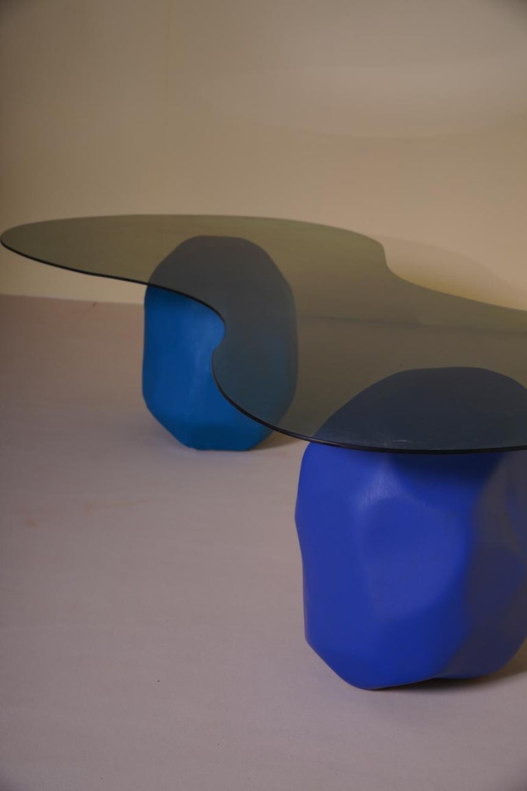 Hallucinations 005, Coffee Table, Glass Top, Hand Made in UAE For Sale ...