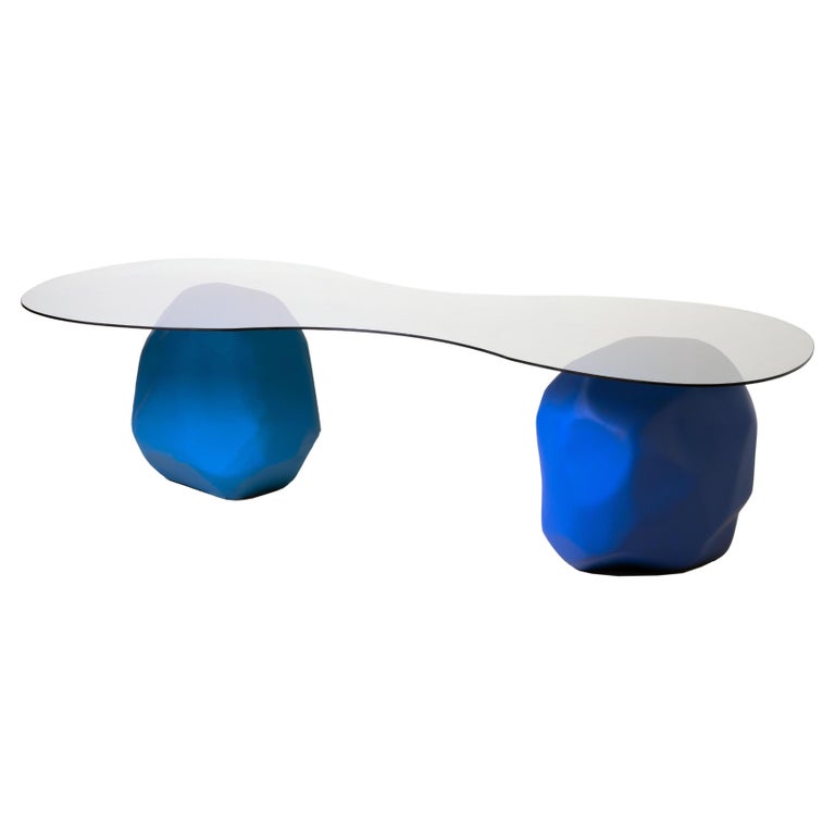 Hallucinations 005, Coffee Table, Glass Top, Hand Made in UAE For Sale ...