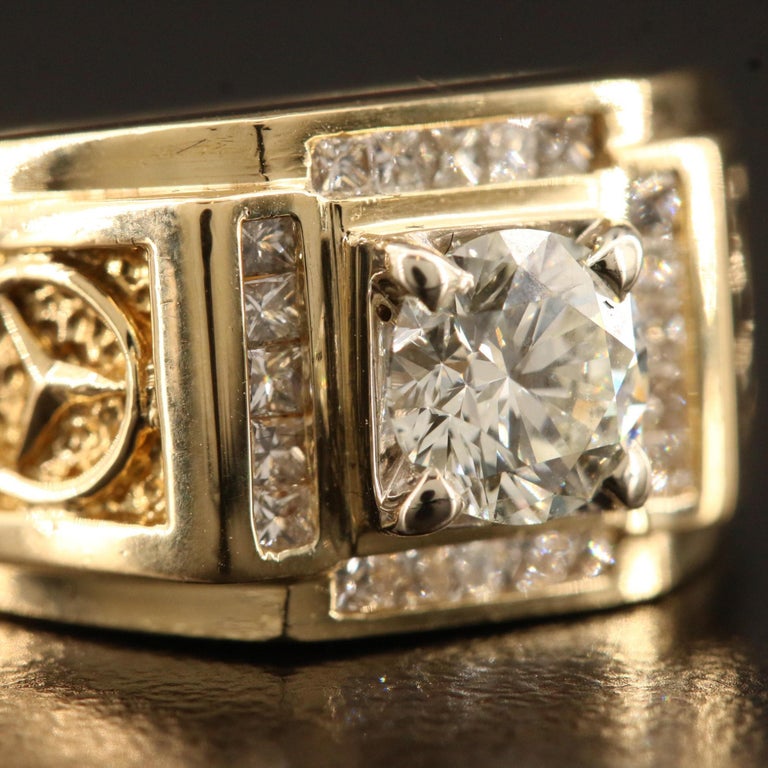 Customizable Halo Diamonds Engagement Ring, 18K Yellow Gold Diamond ...