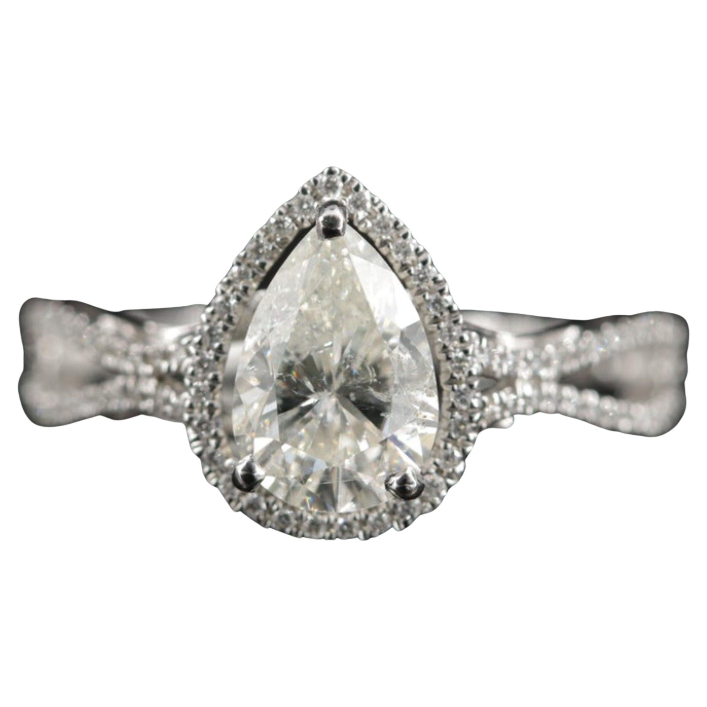 Customizable Certified 1.5 CT Natural Diamond Art Deco Men's Engagement ...