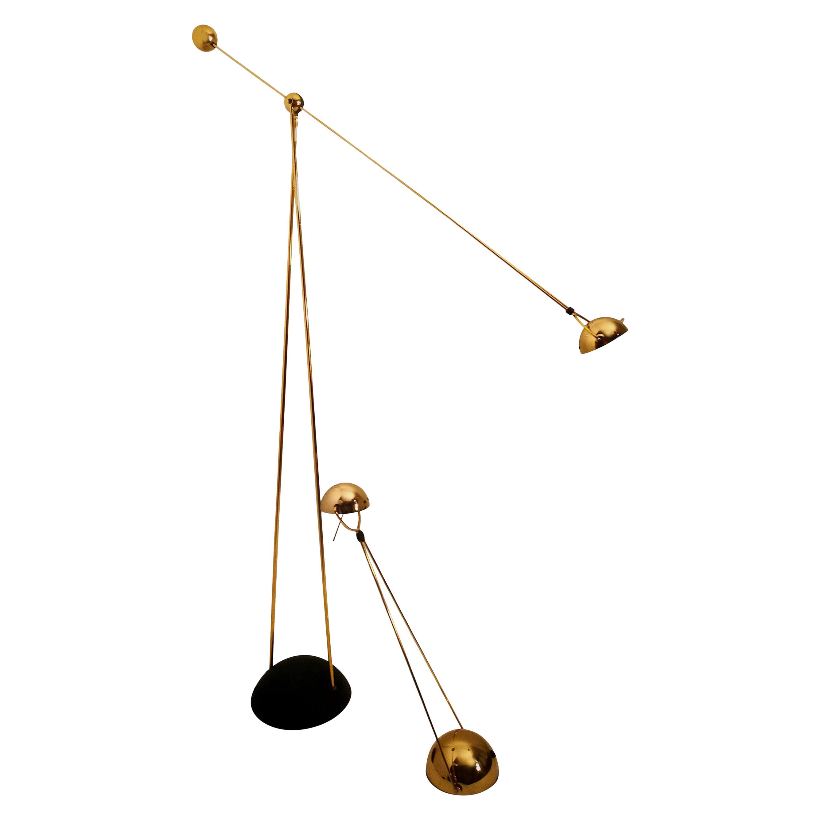 3 Plastic Floor Lamps from Gladys Goose and Co., 1980s For Sale at 1stDibs