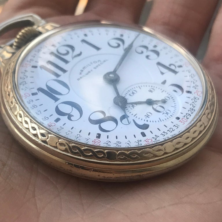 Hamilton 992B Railroad 21J Railway Special Montgomery Dial C27105 ...