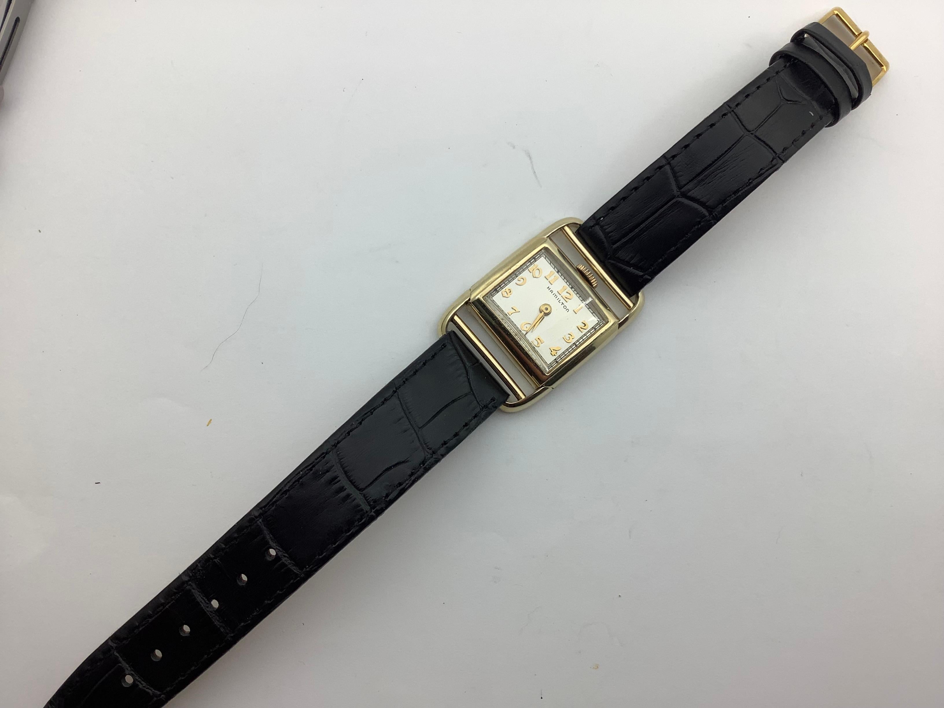 Hamilton "Contour" in Extraordinary Condition, 17 Jewel, Caliber 980 at ...