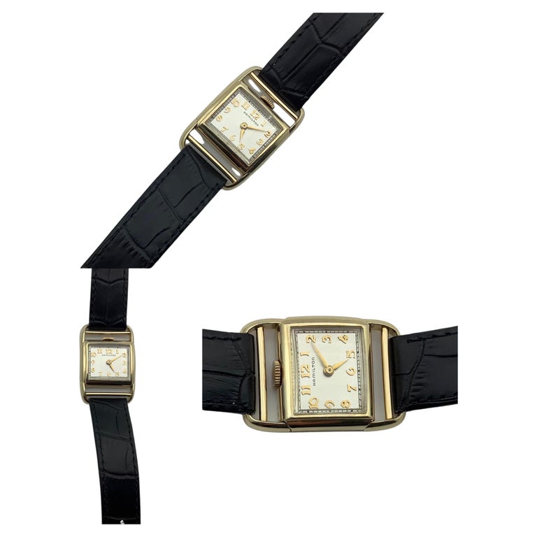 Hamilton "Contour" in Extraordinary Condition, 17 Jewel, Caliber 980 ...