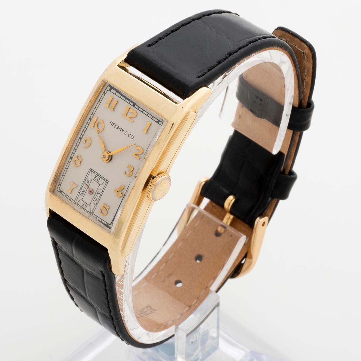 Hamilton for Tiffany and Co Dresswatch, 14K Yellow Gold, Cal 982 Mmt ...