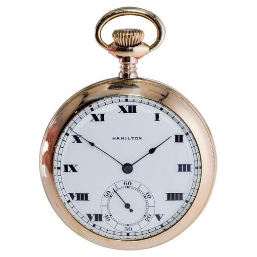 Hamilton Model 917 Vintage Pocket Watch with Display Back circa 1939 ...