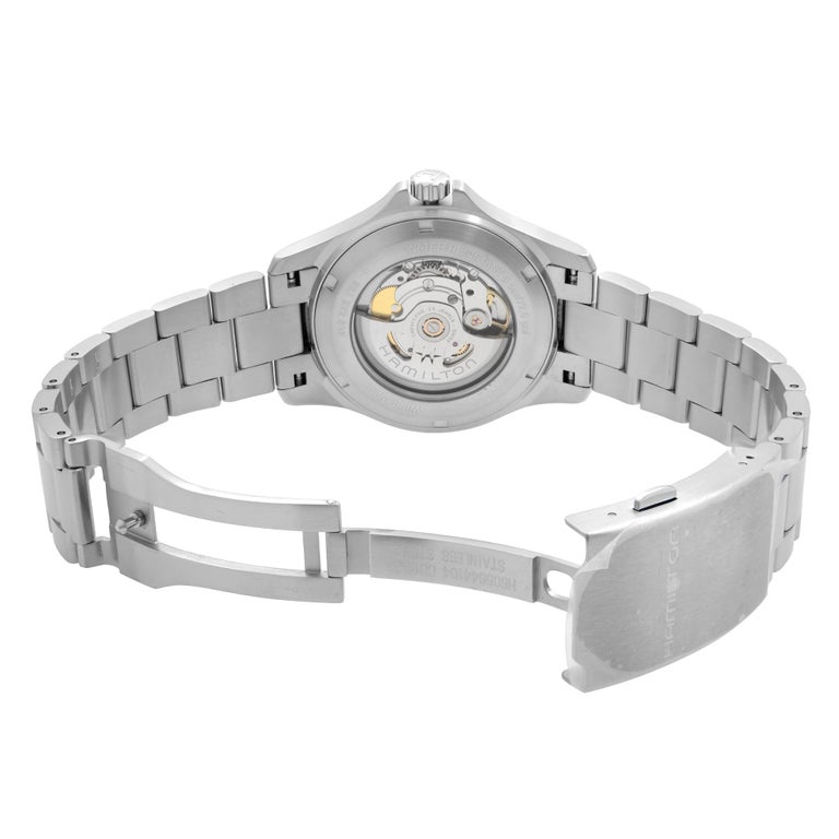 Hamilton Khaki Field King Steel Black Dial Automatic Mens Watch ...
