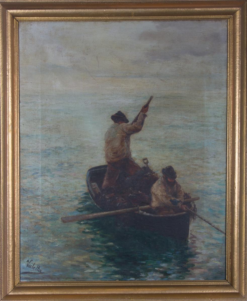 After Hamilton Macallum (1841–1896) - 1911 Oil, Gathering Seaweed For ...