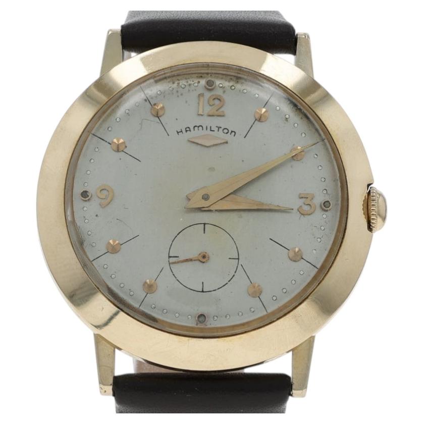 Hamilton 2 Open Face Men's Pocket Watch - White Gold 14k Grade 912 Size ...