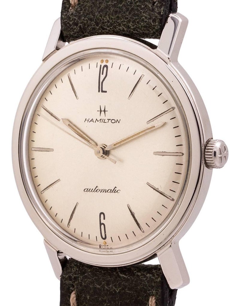 Hamilton Stainless Steel Automatic Wristwatch, circa 1960s at 1stDibs