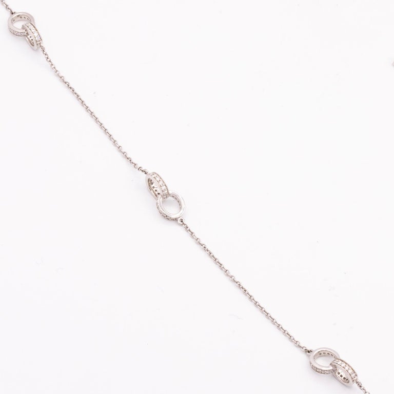 Hamilton's Diamond Gold Eternity Necklace For Sale at 1stDibs | diamond ...