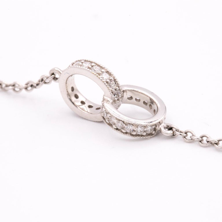 Hamilton's Diamond Gold Eternity Necklace For Sale at 1stDibs | diamond ...