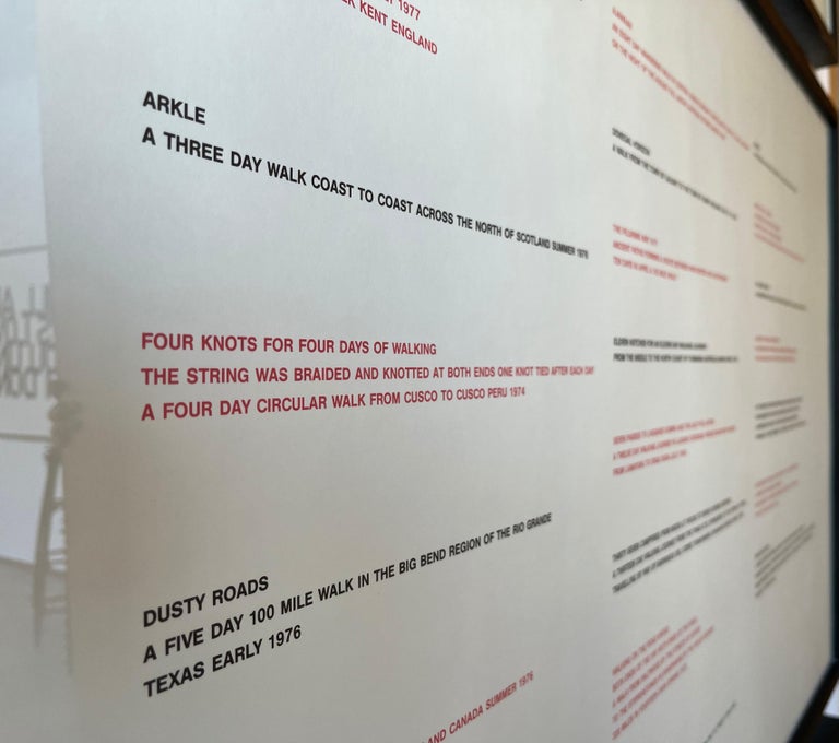 Hamish Fulton - Twenty One Walks Walking From One To Twenty One Days ...