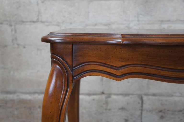 Hammary Maisonette French Provincial Country Sofa Table Fruitwood ...
