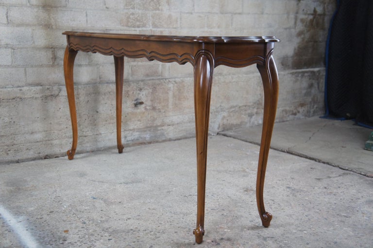 Hammary Maisonette French Provincial Country Sofa Table Fruitwood ...