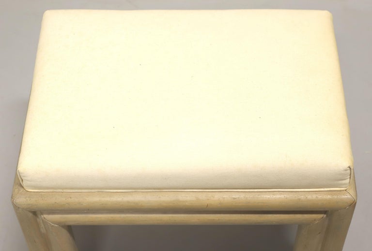 HAMMARY Oak Contemporary Coastal Bench Footstool - Pair For Sale at 1stDibs