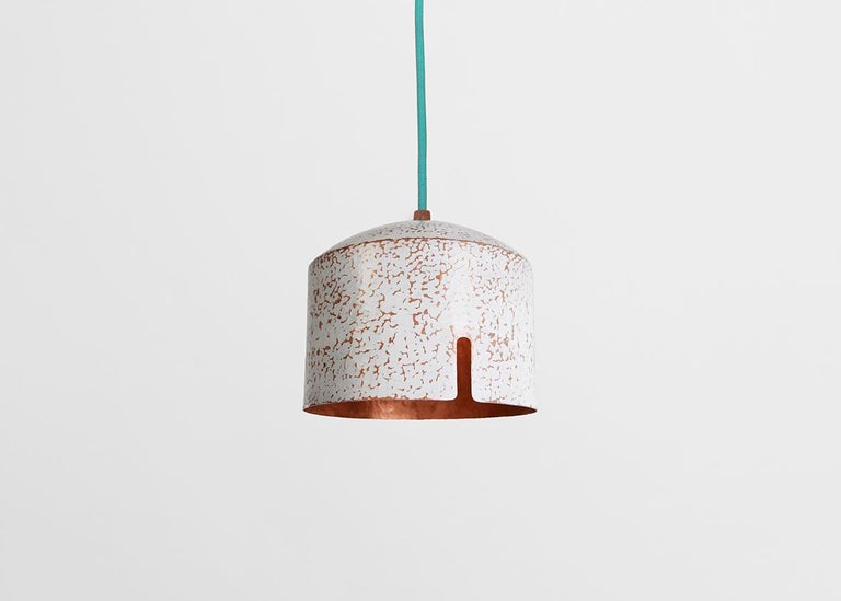 Hammered Copper Pendant Lamp Model B For Sale at 1stDibs