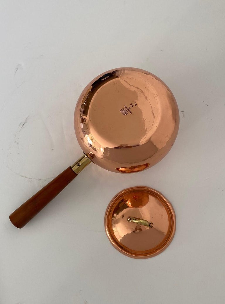 Hammered Copper Saucepan by Meersburg For Sale at 1stDibs