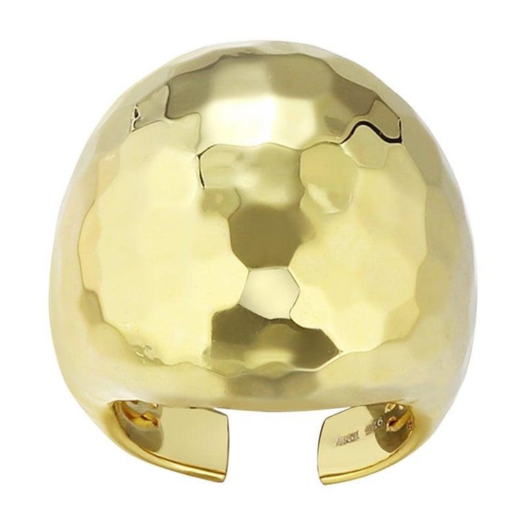 Customizable Hammered Dome Ring For Sale at 1stDibs