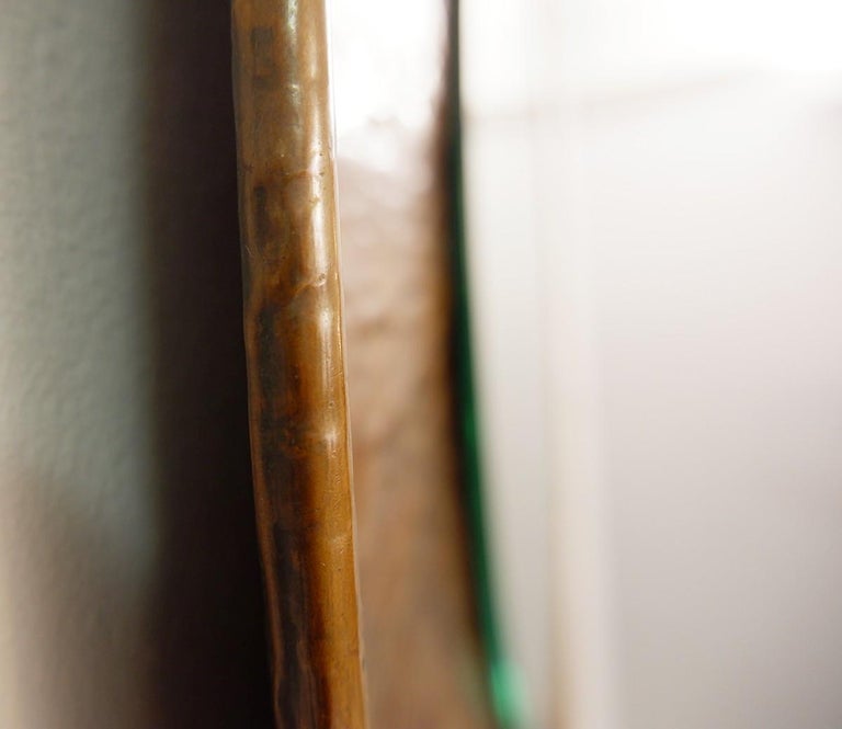 Hammered Round Copper Mirror For Sale at 1stDibs | large hammered ...