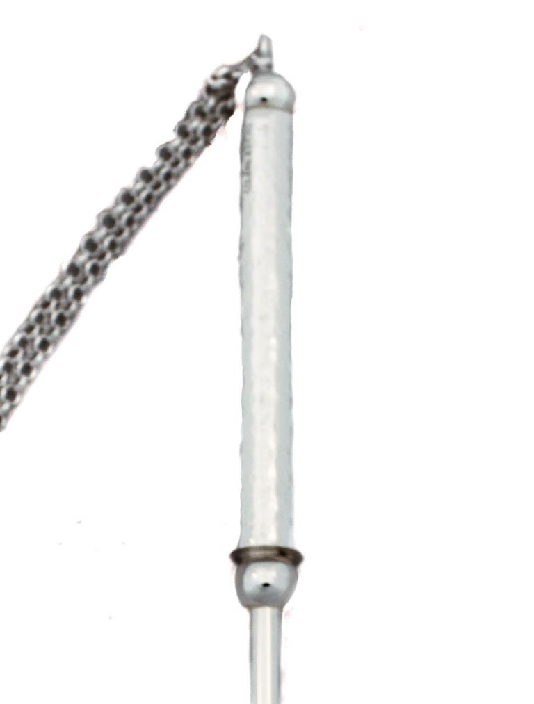 Hammered Sterling Silver Torah Pointer For Sale at 1stDibs