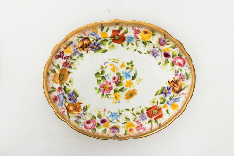 Hammersley and Co. Floral Pattern Platters For Sale at 1stDibs