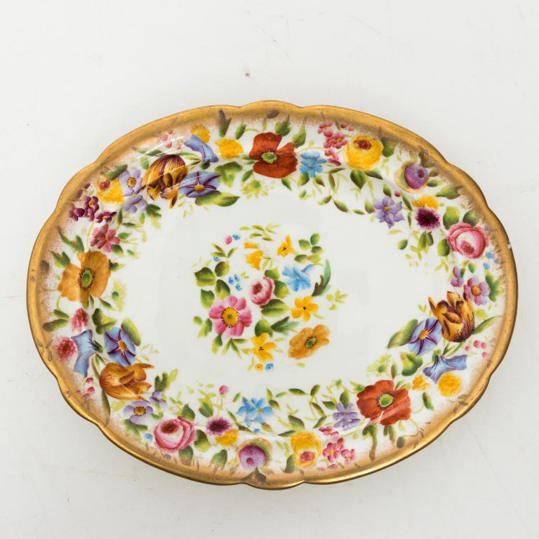 Hammersley and Co. Floral Pattern Platters For Sale at 1stDibs