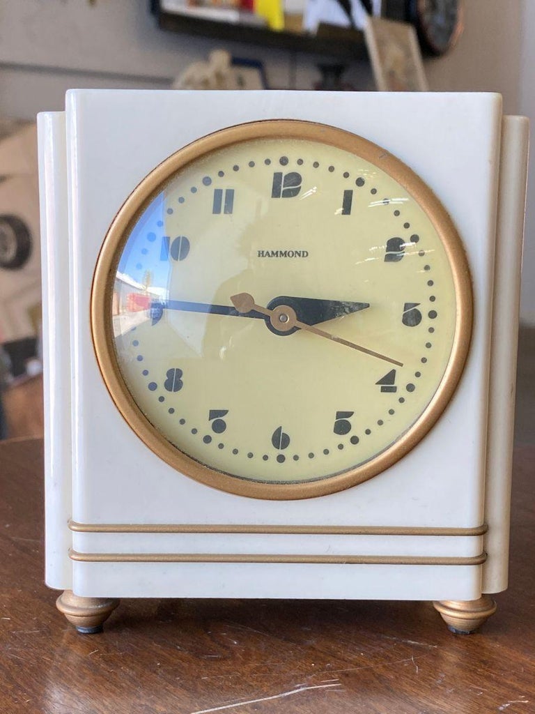 Hammond Modern Firefly Synchronous Electric Bakelite Alarm Clock Model ...