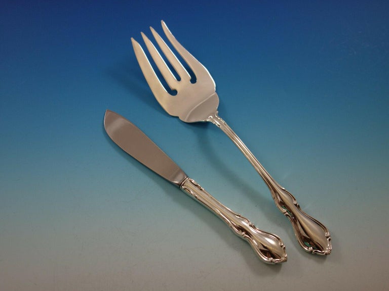 Hampton Court by Reed and Barton Sterling Silver Flatware Set 18 ...