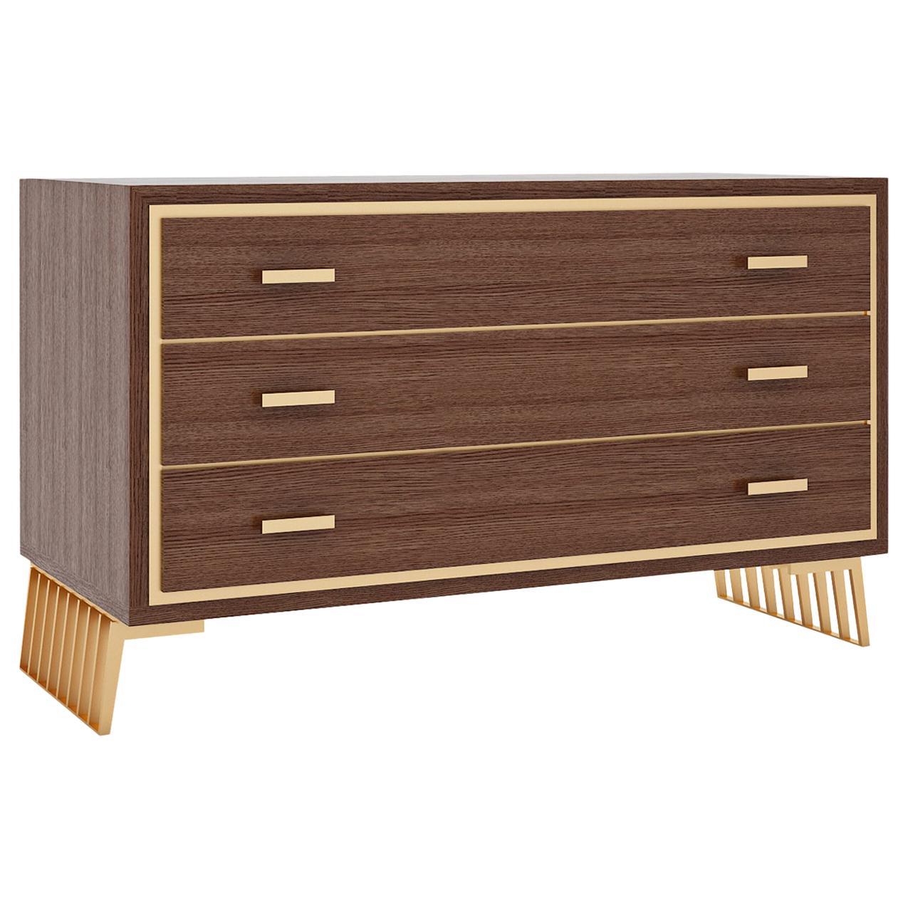 Heavy Duty Metal Dresser Refinished at 1stDibs