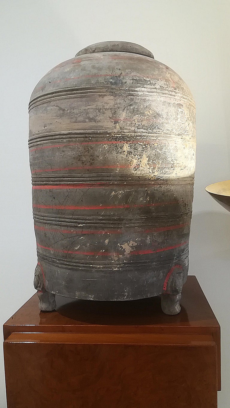 Han Dynasty '202 BCE-220 CE' Chinese Covered Pot For Sale at 1stDibs