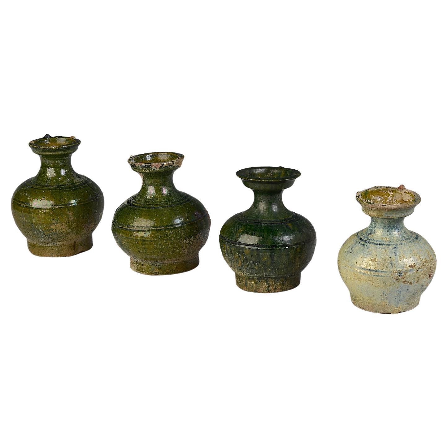 Han Dynasty Green Glaze Vase at 1stDibs