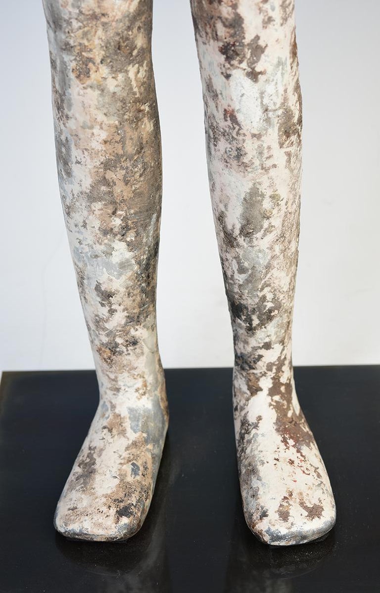 Han Dynasty, Antique Chinese Pottery Stick Lady at 1stDibs