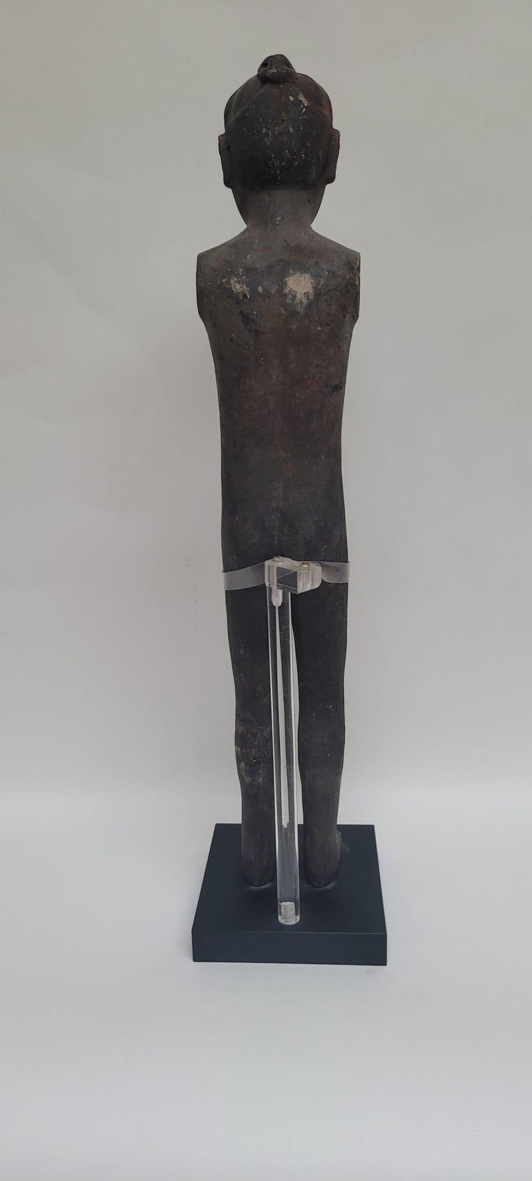 Han Dynasty Black Stick Figure For Sale at 1stDibs