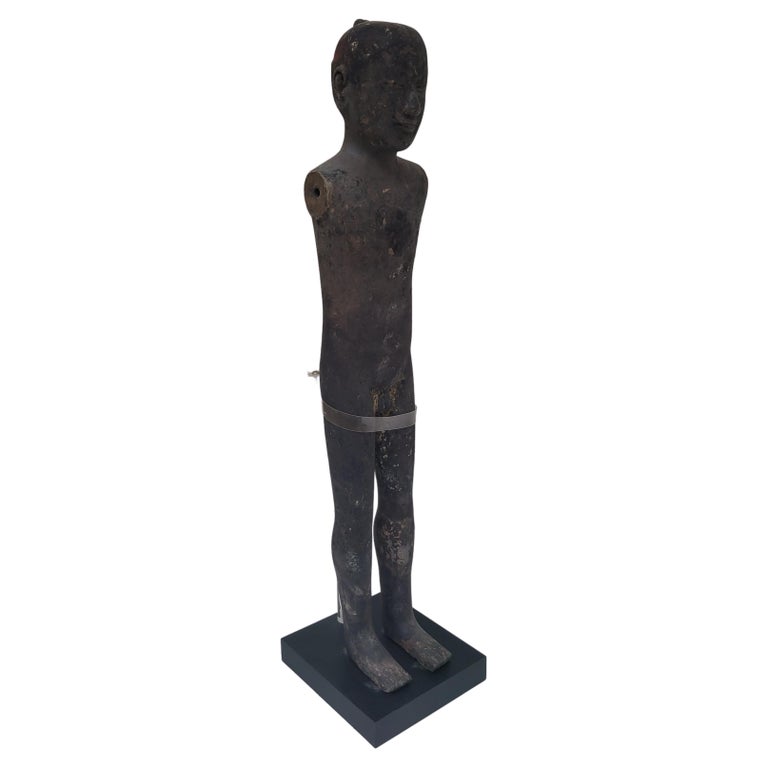 Han Dynasty Black Stick Figure For Sale at 1stDibs