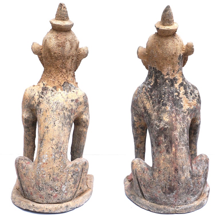 Tang Dynasty Mingqi Earth Spirit Tomb Guardians For Sale at 1stDibs ...