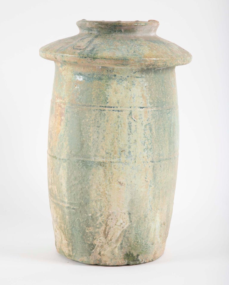 Han Dynasty Model of a Granary in Green Glazed Ceramic at 1stDibs