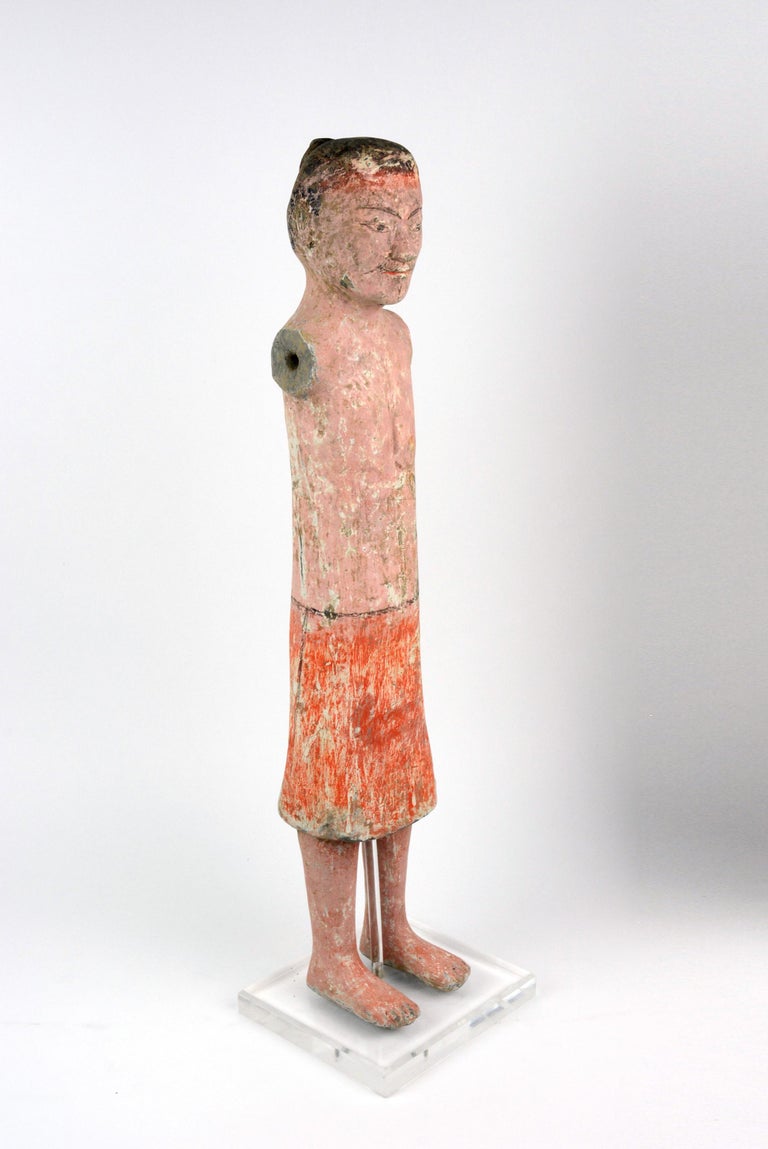 Han Dynasty Stick Figure from Xian For Sale at 1stDibs