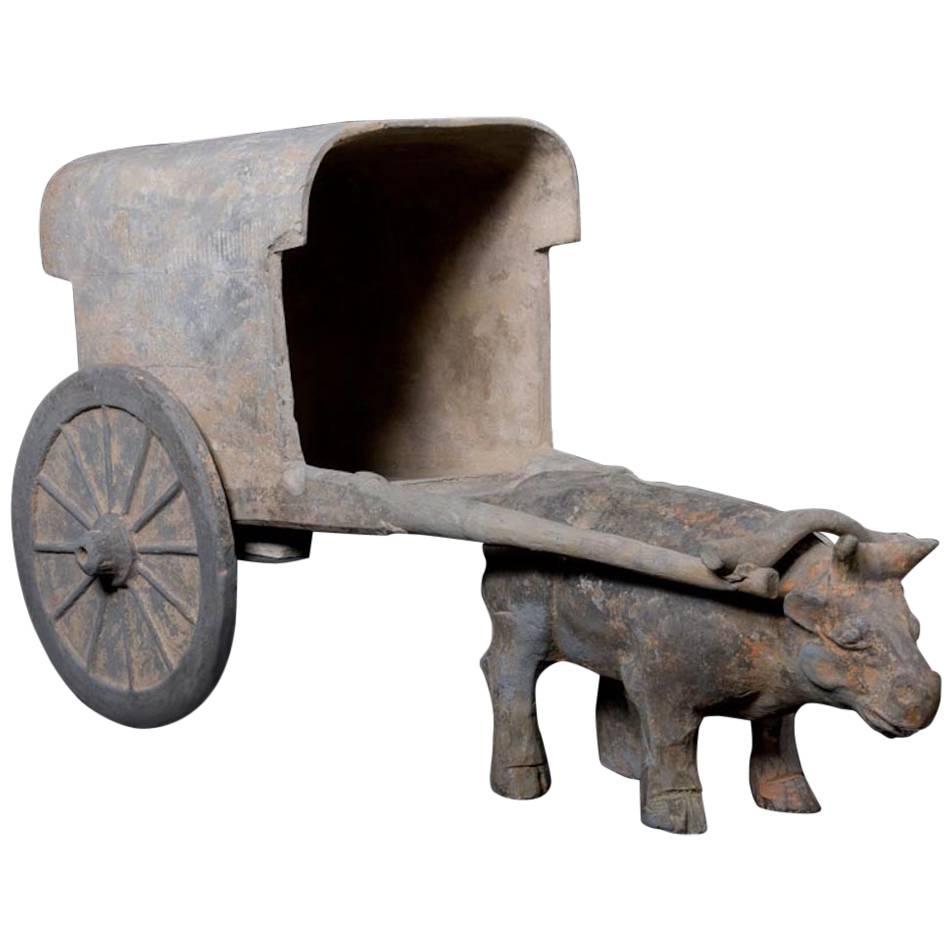 Ancient Chinese Han Dynasty Pottery Horse Head Sculpture, 202 BC at 1stDibs