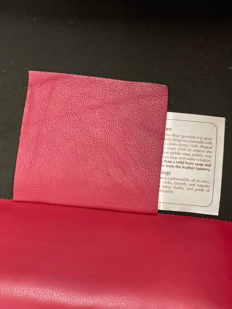 Hancock and Moore Raspberry Red Leather Nailhead Reading Chair and ...