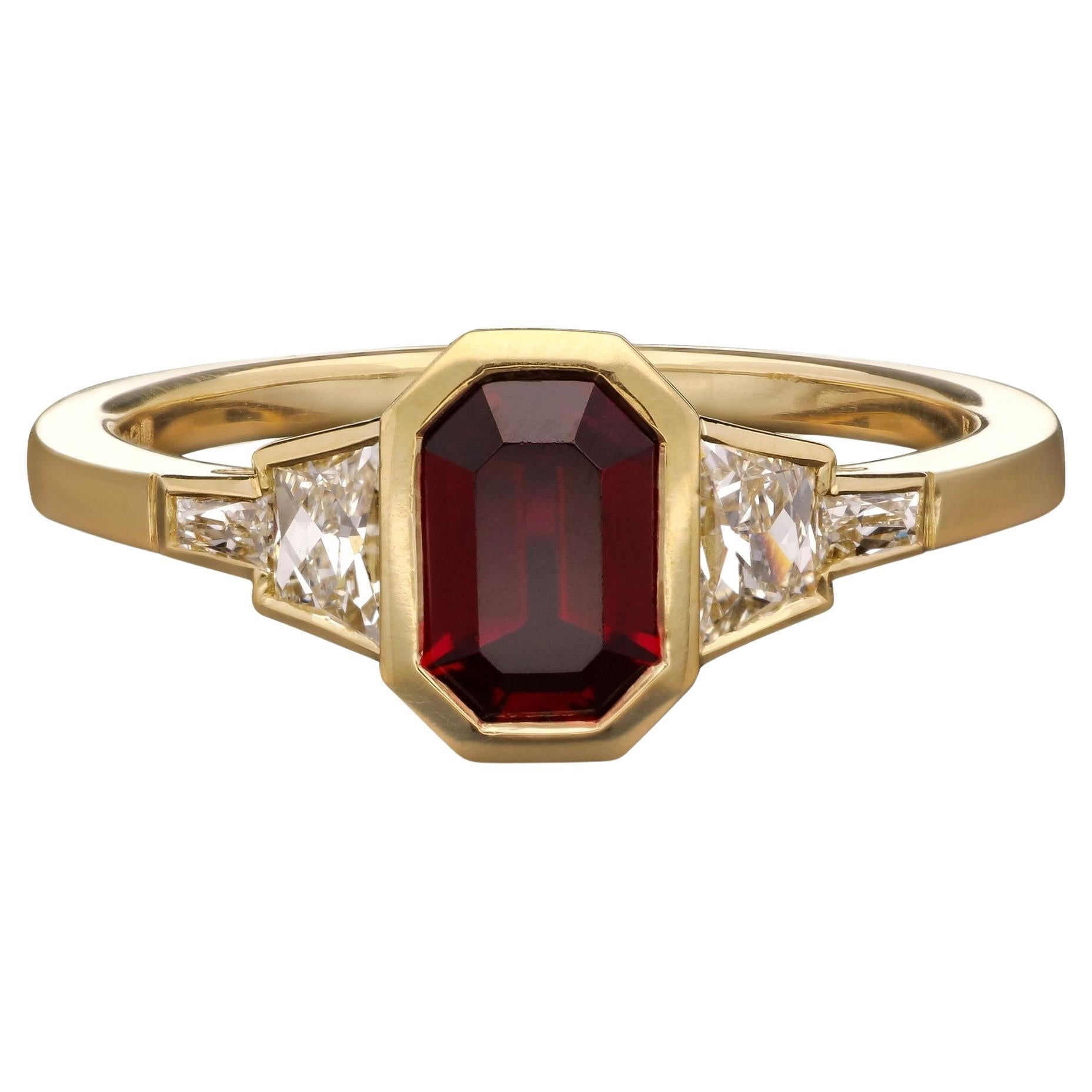 GRS Certified Natural Pigeon's Blood Red Ruby 'Burma/Myanmar, Mogok' 2 ...