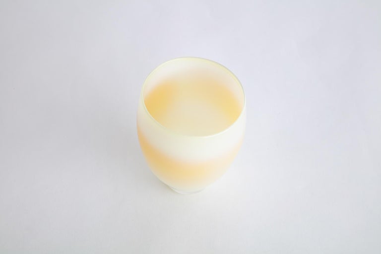 Hand Blown Glass Contrapposto Cup 4 For Sale at 1stDibs